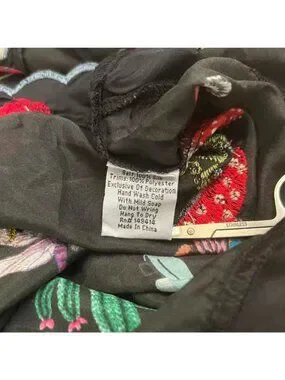 Johnny Was | Tops | Nwot Johnny Was Embroidered Butterfly Bird Floral ...